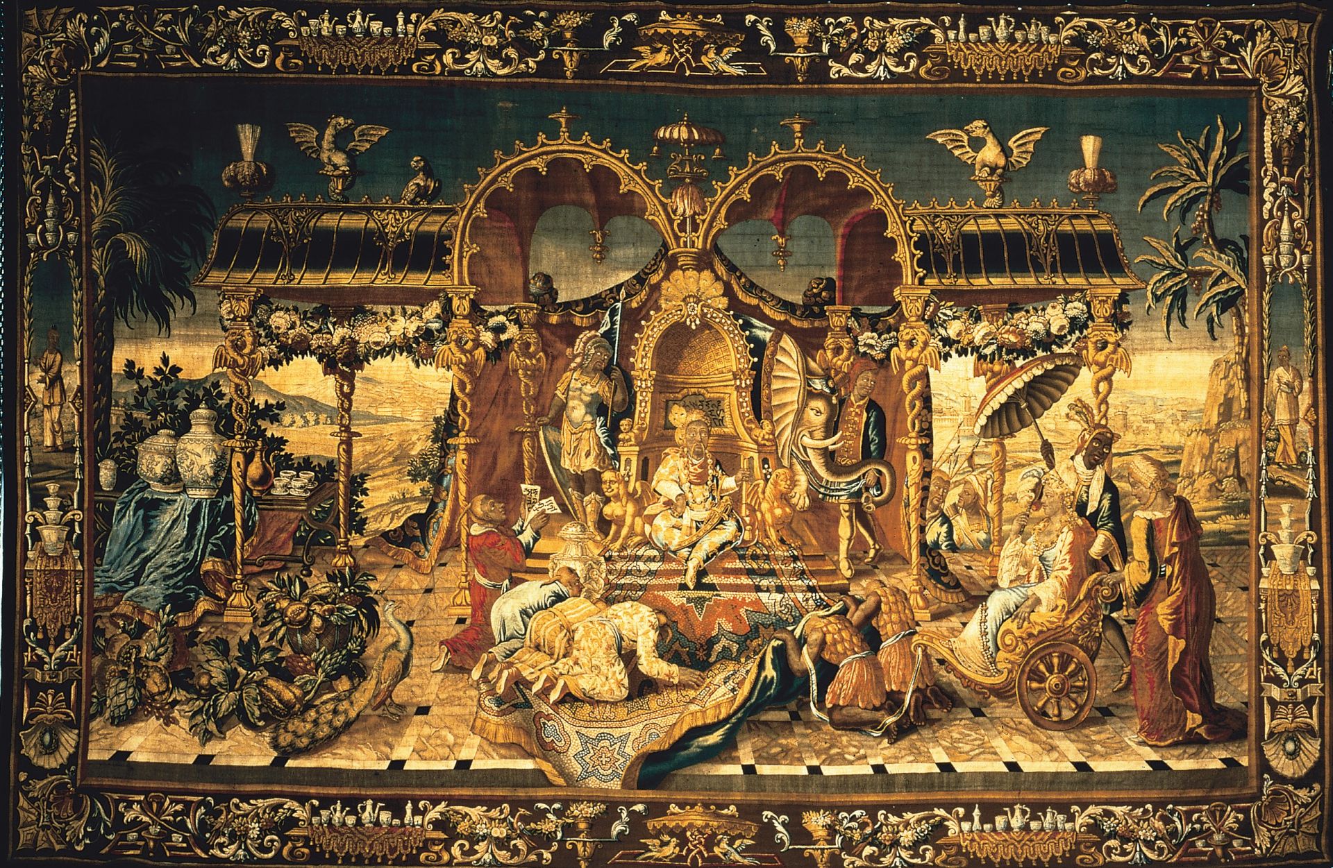 Werkstatt von Jean Barraband II, Die Audienz beim Kaiser von China, um ...