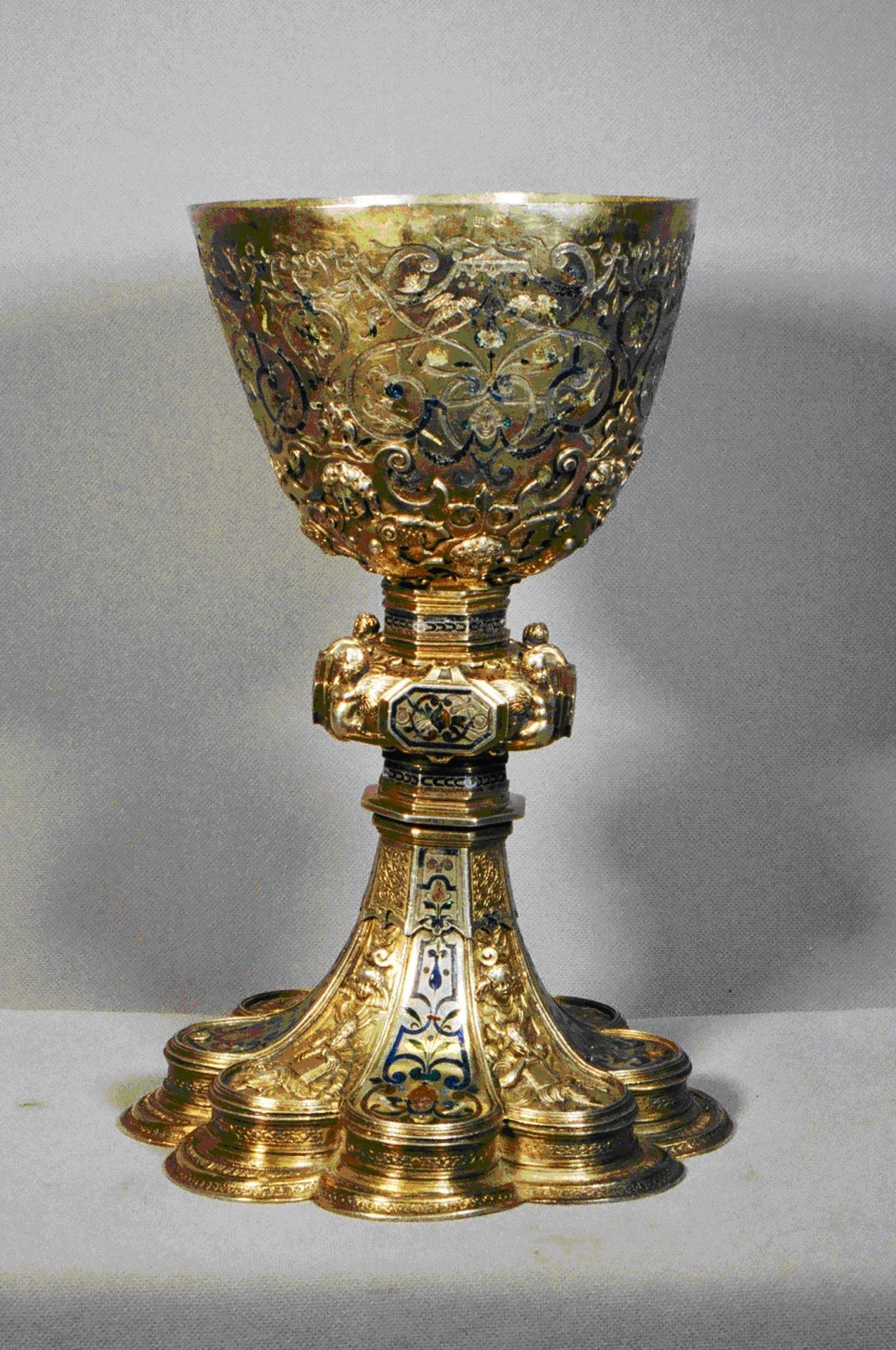 Elias Lencker, Abendmahlskelch (so genannter Dornburger Kelch) 1565/ ...