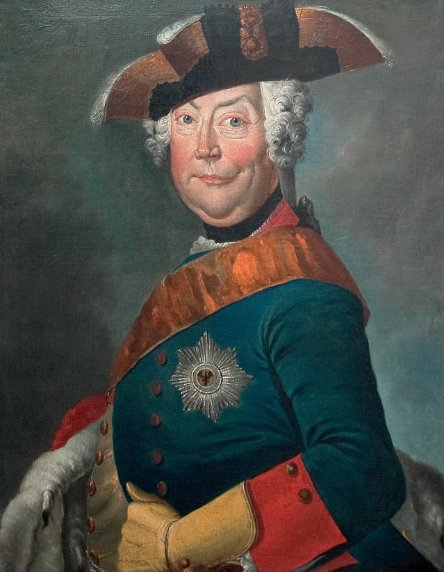 Joachim Martin Falbe, Porträt August Ludwigs Fürst von Anhalt-Köthen ...