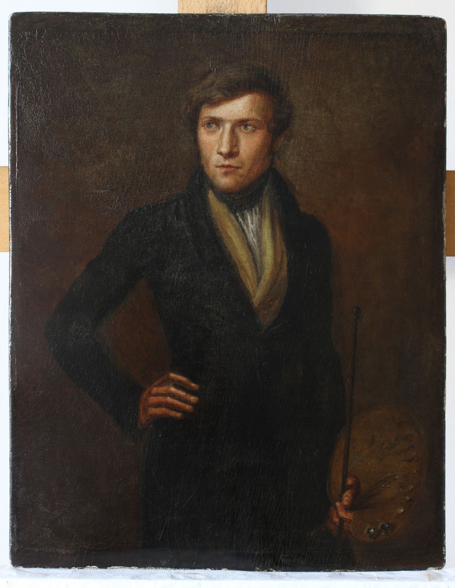 Carl Blechen, Selbstporträt, um 1837 - Ernst von Siemens Kunststiftung