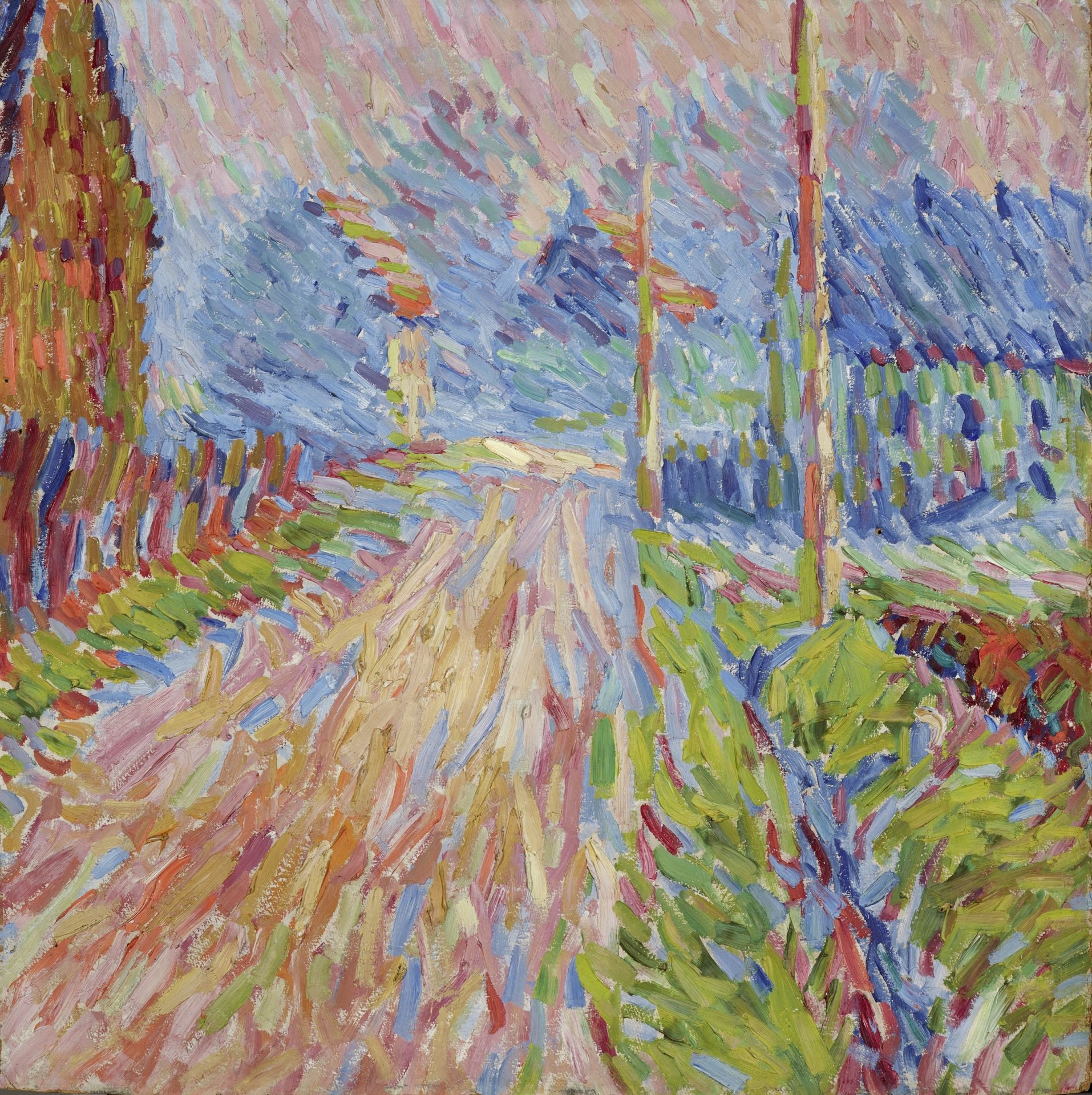 Karl Schmidt-Rottluff, Gartenstrasse frühmorgens, 1906 - Ernst von ...