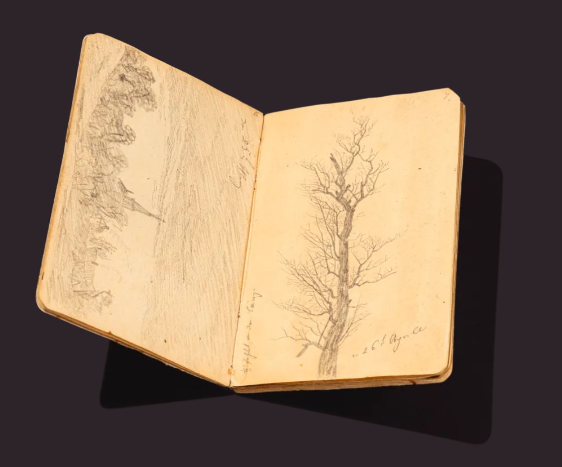 Gemeinsam für die Kunst: Karlsruher Skizzenbuch (1804) von Caspar David ...